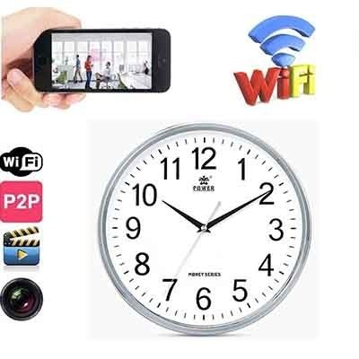Jual Spy Camera Jam Dinding Wall Clock Wifi Wireless Kamera Full HD ...