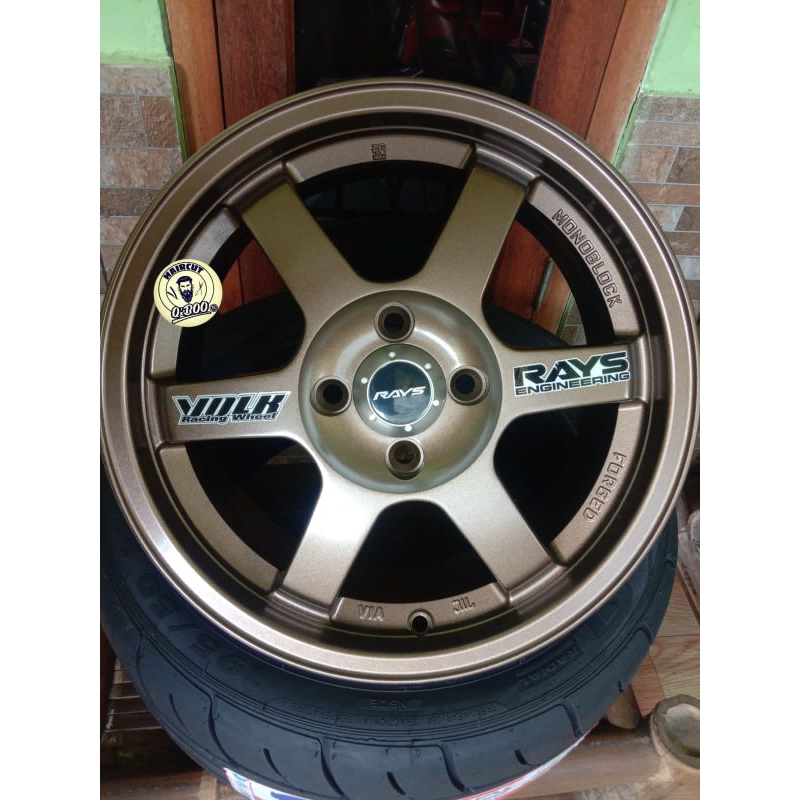 Jual velg mobil te37 ring 15 cocok agya ayla brio jazz yaris vios Swif calya sigra avanza xenia ...