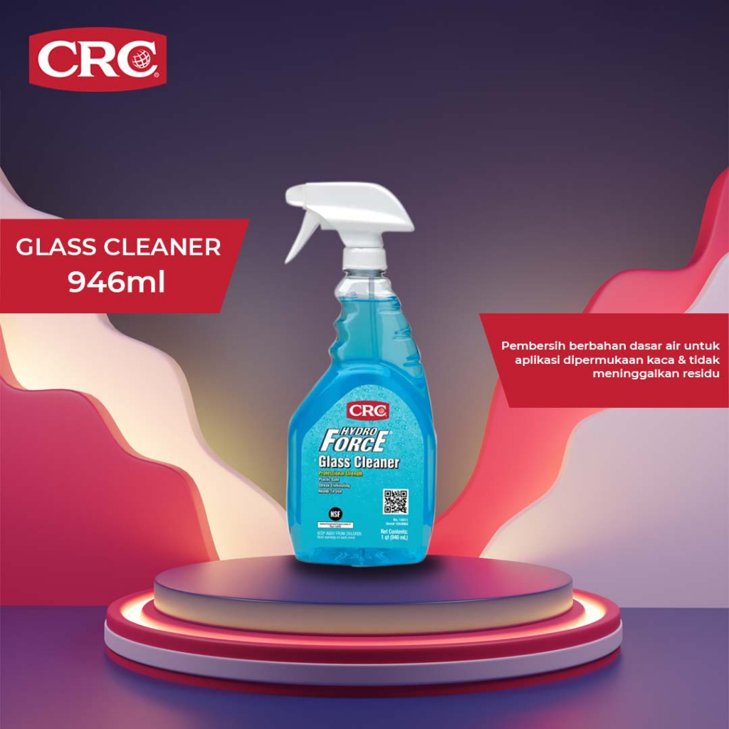 Jual CRC 14411 - Hydroforce Glass Cleaner - Pembersih Kaca (32 Fl Oz ...