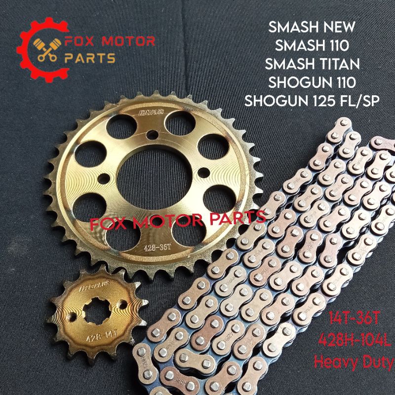 Jual GEAR GIR SET GEAR GIR PAKET SMASH NEW SMASH TITAN SMASH 110 / GEAR PAKET SMASH NEW / GIR ...