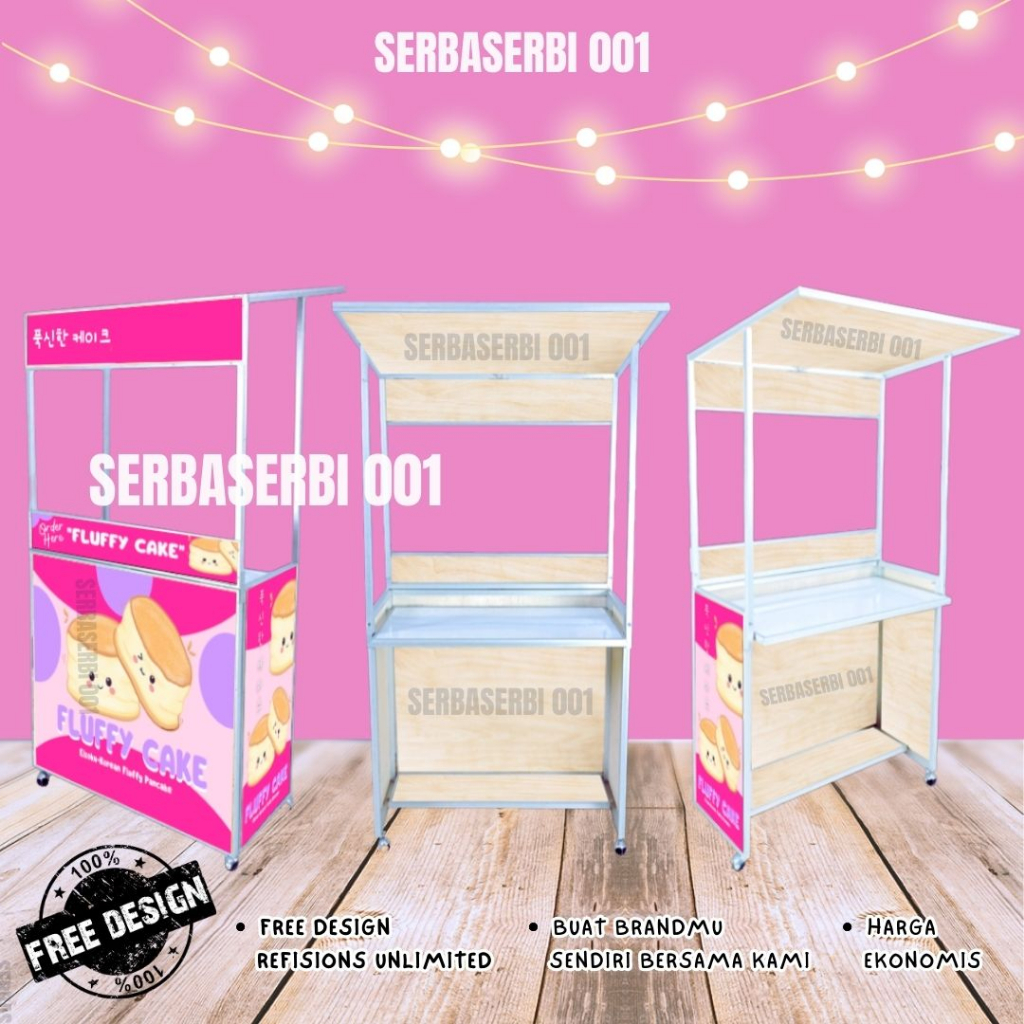 Jual BOOTH LIPAT MURAH 100X50 MEJA JUALAN, BOOTH PORTABLE, MEJA MINUMAN ...