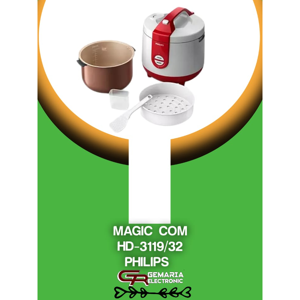 Jual MAGIC COM PHILIPS HD-3119/32 RED | Shopee Indonesia