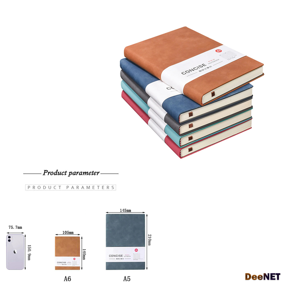 Jual Buku Catatan Jurnal Notebook Cover PU Leather A6 - DJ64-31 ...