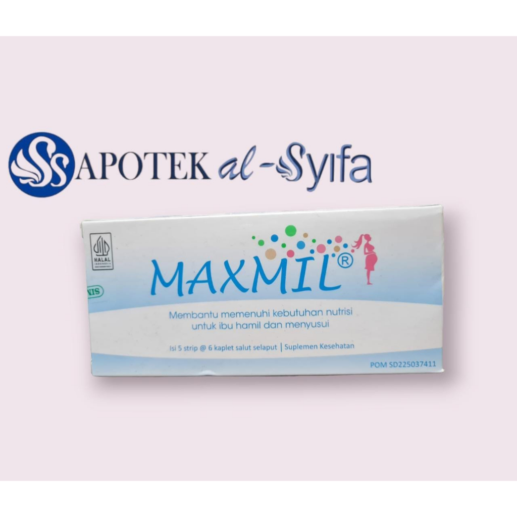 Jual Maxmil Vitamuin ibu hamil dan menyusui 1 strip isi 6 kaplet ...