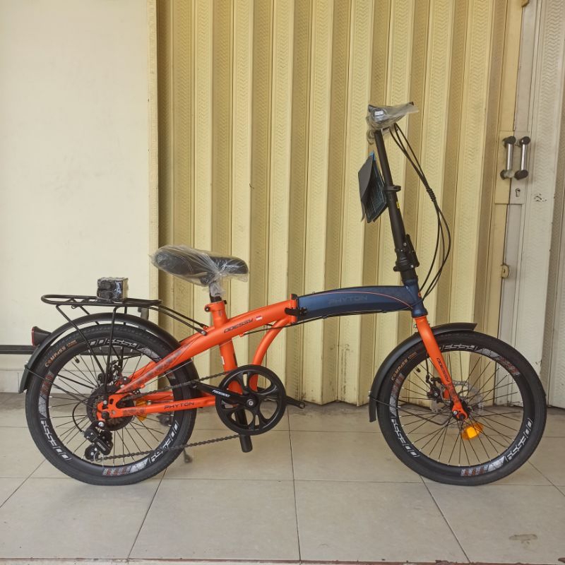 Jual SEPEDA LIPAT 16 20 INCH ODESSY PHYTON 7 SPEED ADA BONCENGAN ...