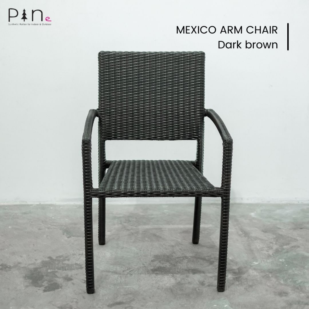 Jual Kursi Rotan Sintetis / Kursi Teras Minimalis - Mexico Arm Chair ...