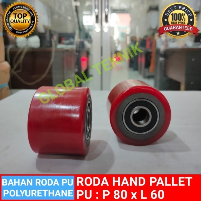 Jual Roda PU / Polyurethane Hand Pallet 80 x 60 mm | Shopee Indonesia