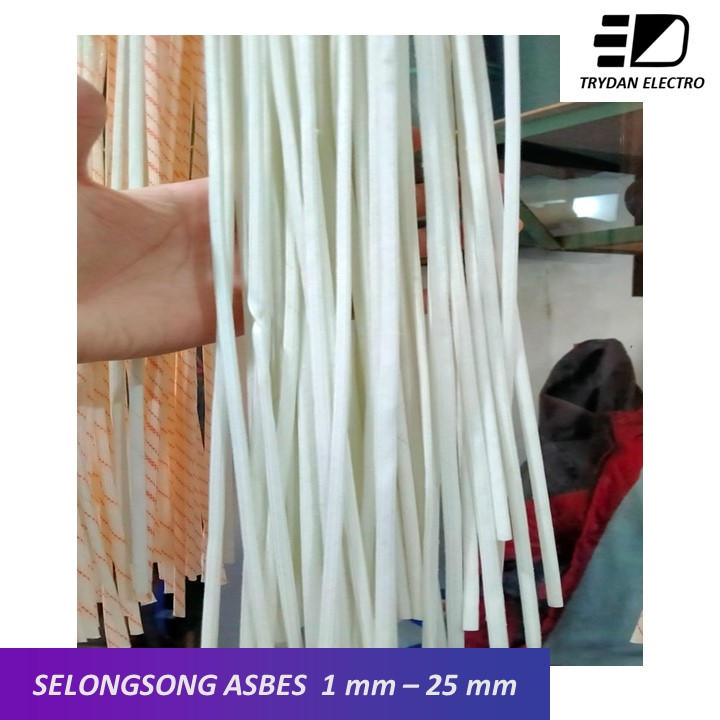 Jual Selongsong Asbes (ukuran 1 - 6 mm) | Putih | Shopee Indonesia
