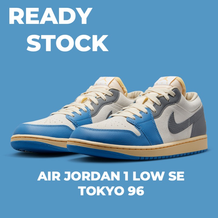 Jual Sneakers Sigma Nike Air Jordan 1 Low SE Tokyo 96 | Shopee Indonesia