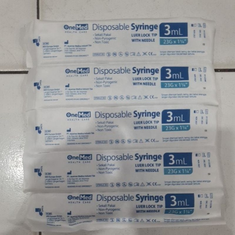 Jual INJECTION Feeding Kit / Spuit - JARUM SUTIKAN CAIRAN 5ml ...