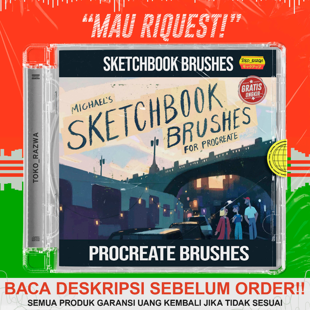 Jual Procreate Brush - Sketchbook Brushes for Procreate - 140323 ...