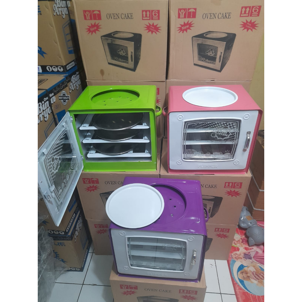 Jual OVEN CAKE FLIPPER WARNA CANTIK / OVEN TANGKRING / OVEN KOMPOR ...
