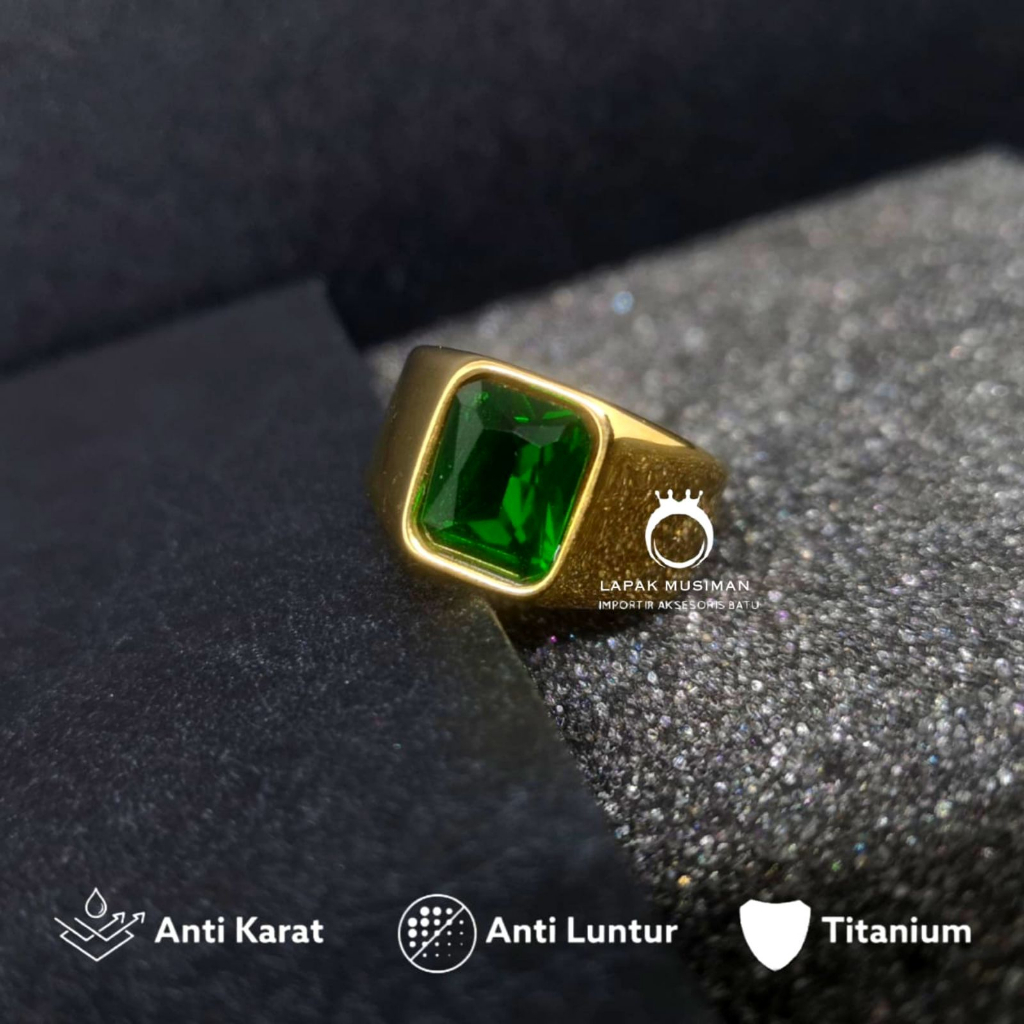 Jual CINCIN TITANIUM PRIA MERAH RUBY SIAM PRIA SUPER KEREN - SUPER ...