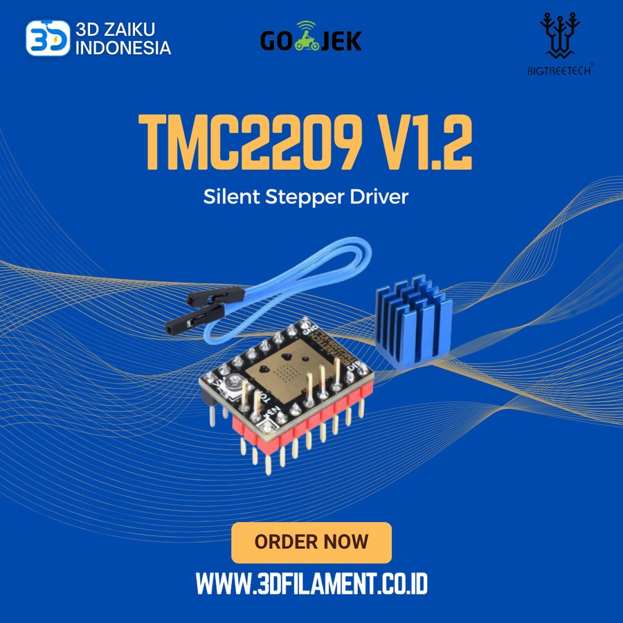 Jual Original BigTreeTech TMC 2209 TMC2209 V1.2 UART Mode Stepper Driver | Shopee Indonesia