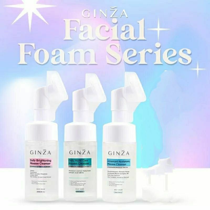 Jual GINZA Mousse Cleanser 110ml - Busa Pembersih Wajah | Shopee Indonesia