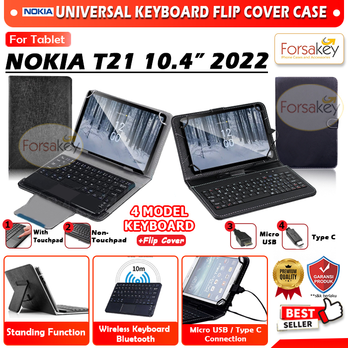 Jual Nokia T21 Tab Tablet 10.4 10,4 Inch 2022 Bluetooth Keyboard ...