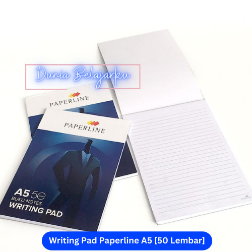 Jual Writing Pad Paperline A5 [50 Lembar] / Notebook Memo / Block Note ...