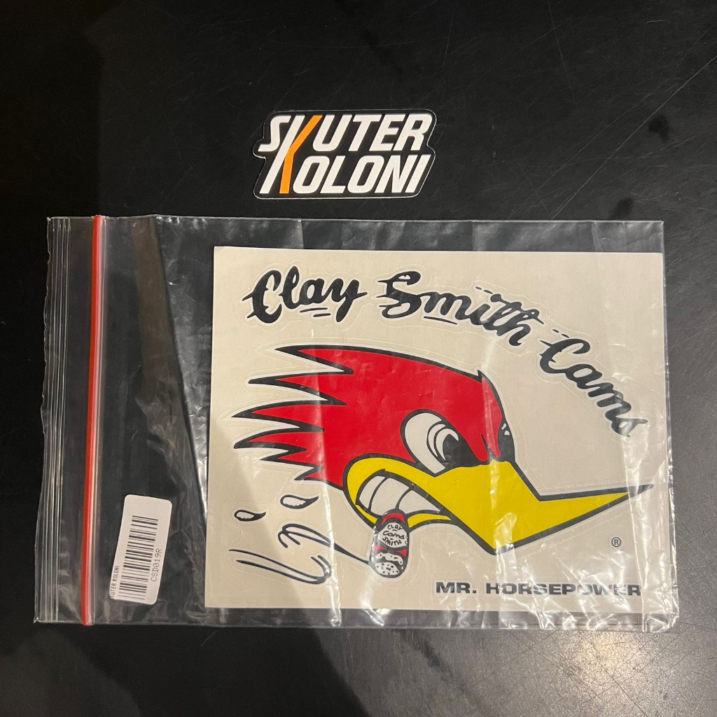 Jual MOONEYES Clay Smith Sticker 15cm x 11cm Original made in japan ...