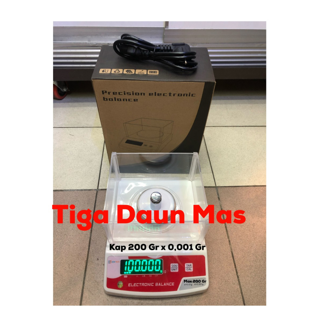 Jual Timbangan Analitik 200 Gr x 0,001 Gr / Timbangan Laboratorium 1 Mg | Shopee Indonesia