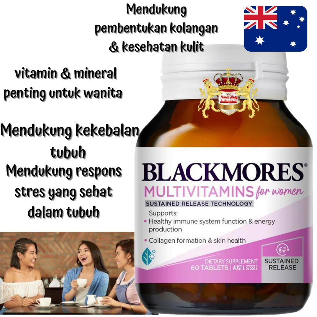 Jual blackmores multivitamin for women sustained release 60 tablets | Shopee Indonesia