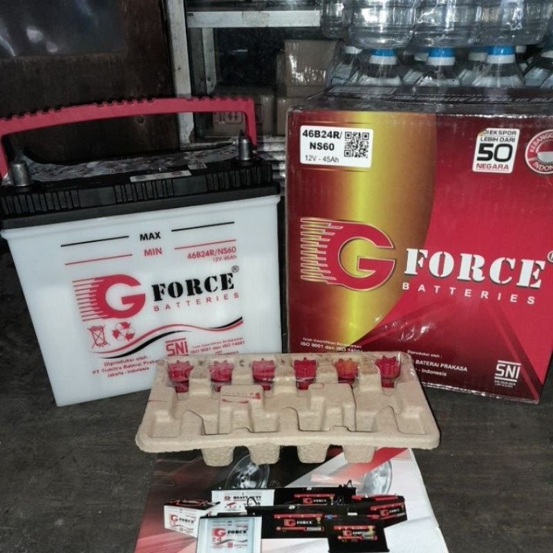 Jual Aki Mobil GForce NS60 12V 45A Avanza,Rush,Terios,Xenia,Gran Max,Futura,Apv,L-300,T120SS Aki ...