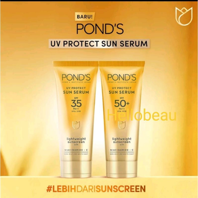 Jual Ponds UV Protect Sun Serum Spf 50+ PA+++ / Spf 35 PA +++ | Shopee Indonesia