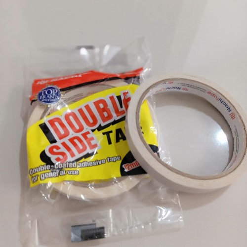 Jual Isolasi Bolak Balik Double Side Tape Nachi 12 mm x 10 yard ...