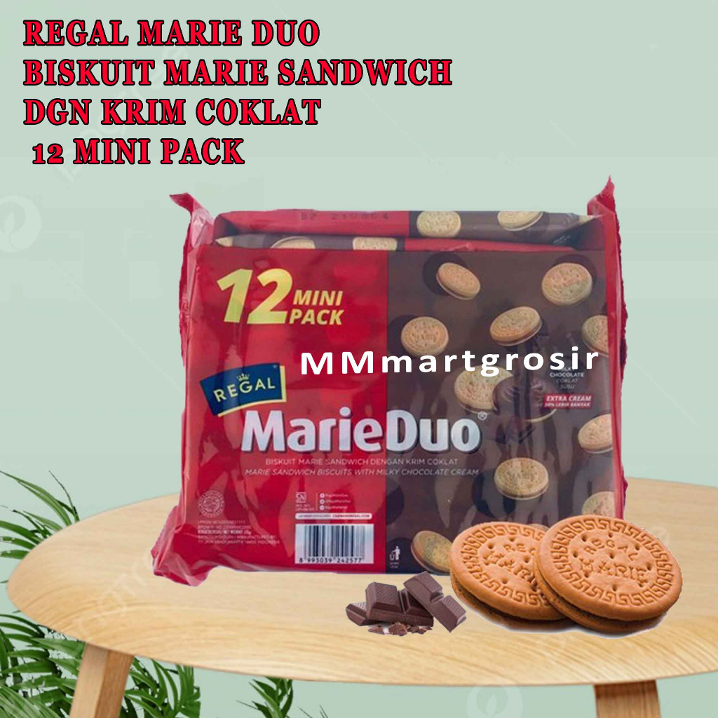 Jual Regal Marie Duo / Biskuit Marie Sandwich Cokelat / Isi 12pcs ...