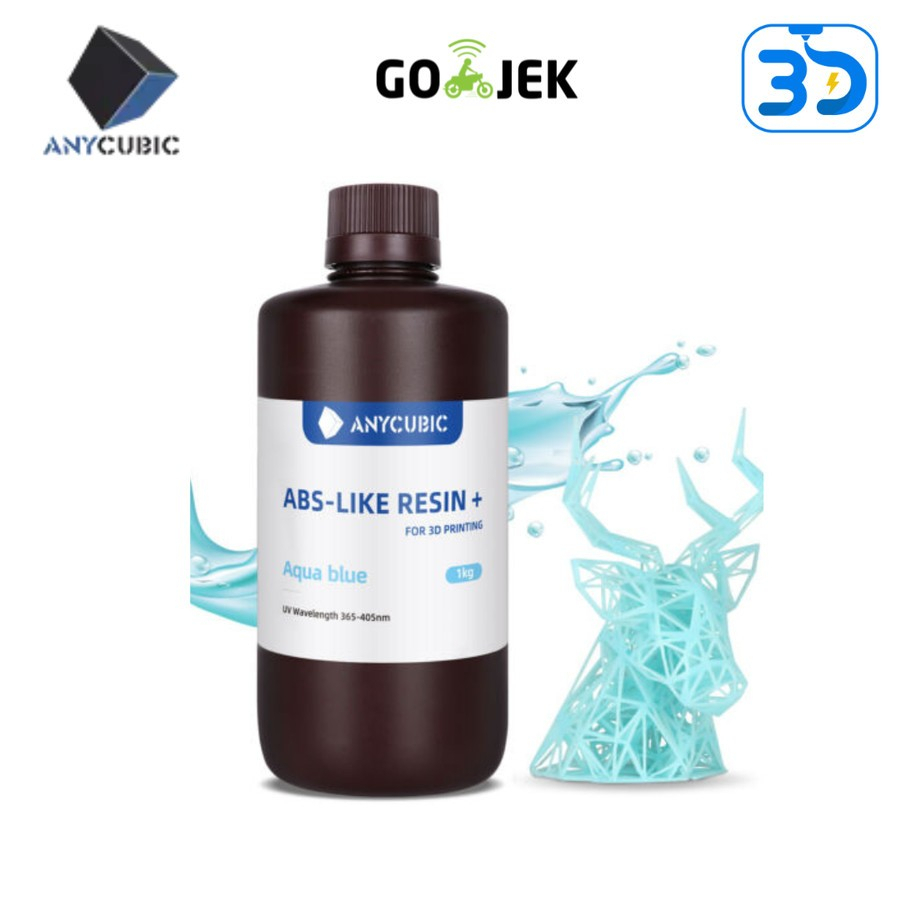 Jual Anycubic Resin ABS Like Plus High Tensile Power Resin 3D Printer 1 ...