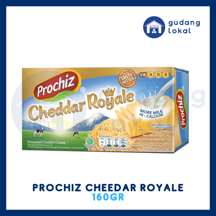 Jual Prochiz Keju Cheddar Royale 165Gr | Shopee Indonesia