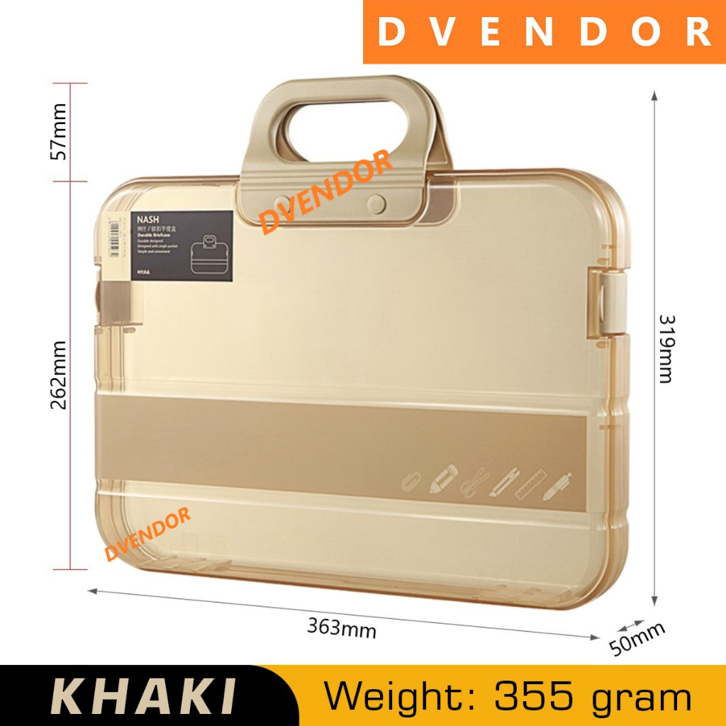 Jual TAS KOPER PLASTIK TRANSPARAN TEMPAT PENYIMPANAN BERKAS ARSIP ...