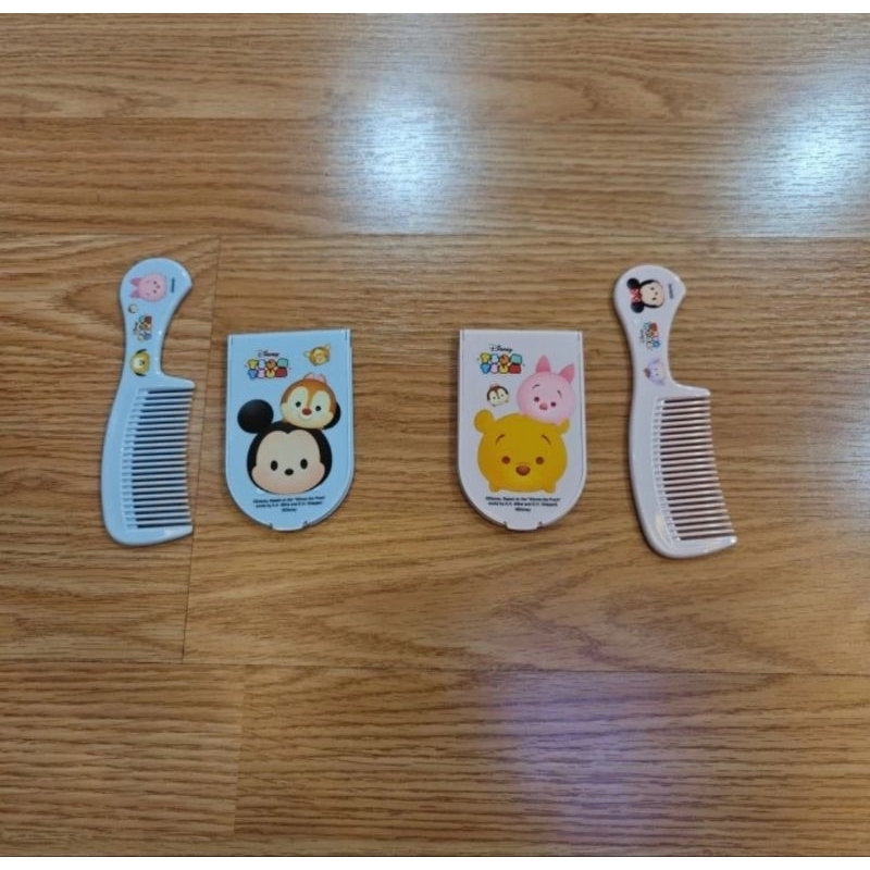 Jual Cermin Sisir Motif Disney Tsum Tsum Mickey Pooh Mirror Comb ...