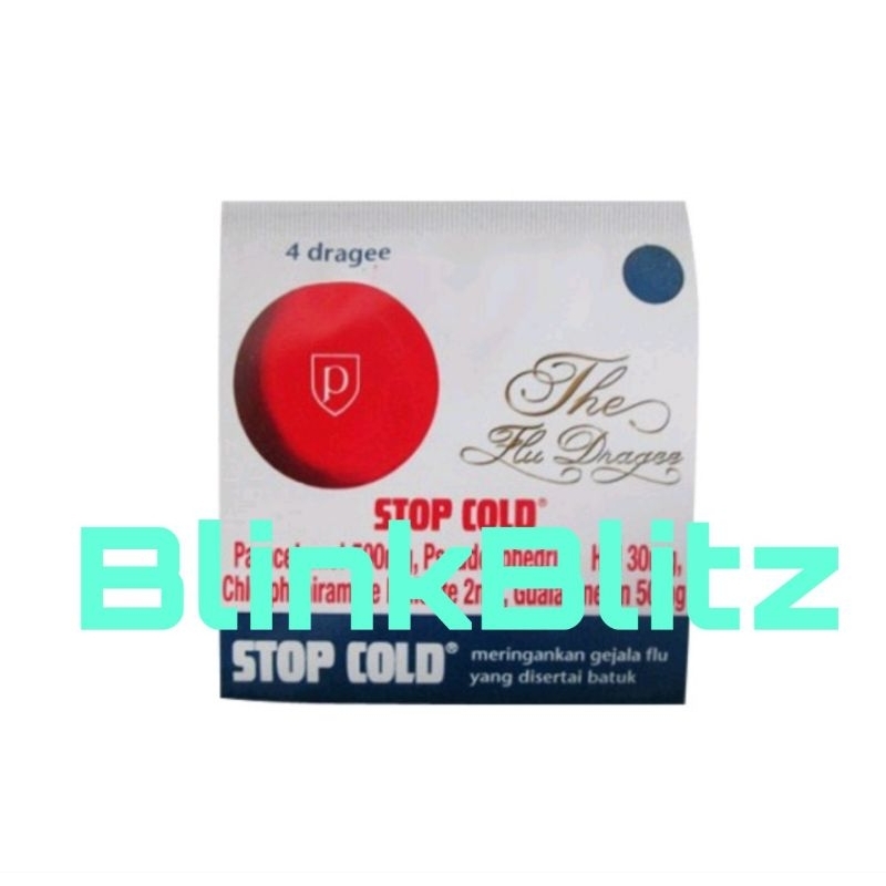 Jual STRIP Stop Cold Obat Pilek Flue Demam Isi 4 Tablet | Shopee Indonesia