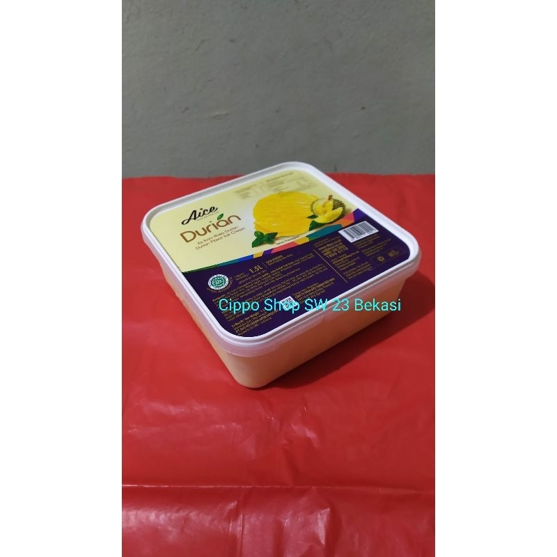 Jual Ice Cream AICE DURIAN 1,5 liter | Shopee Indonesia