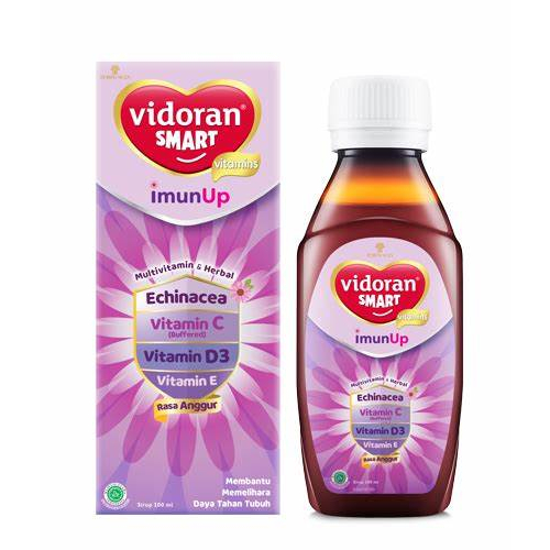 Jual Vidoran Smart Imunup Menjaga Daya Tahan Tubuh Sistem Imun syrup ...