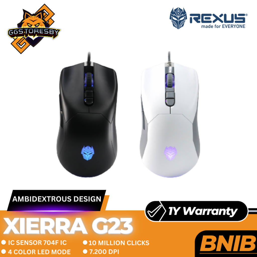 Jual Rexus Xierra G23 Gaming Mouse | Shopee Indonesia