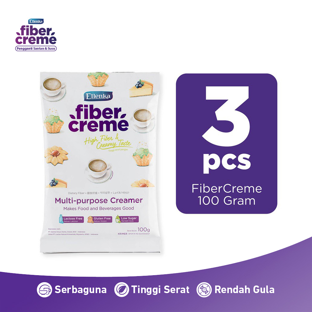 Jual FiberCreme Sachet 100 gr - 3 Pcs | Shopee Indonesia