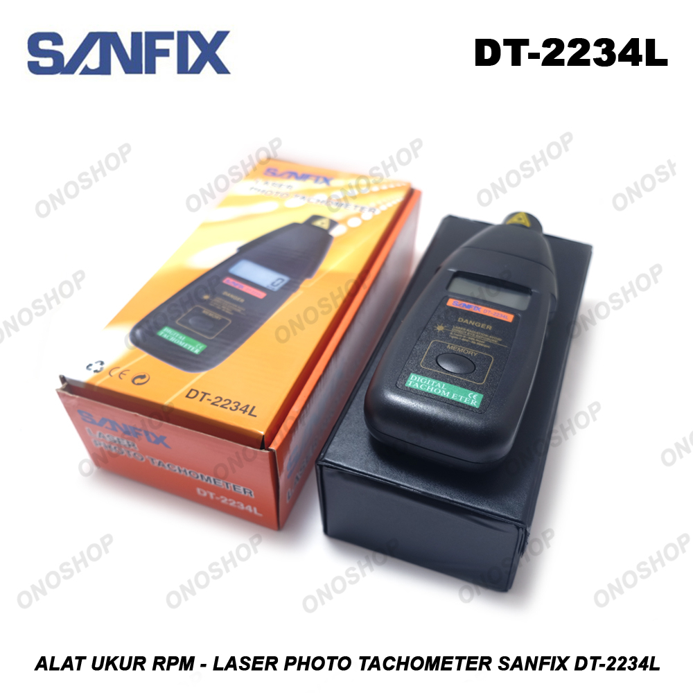 Jual Alat Ukur RPM - Laser Photo Tachometer Sanfix DT-2234L | Shopee ...
