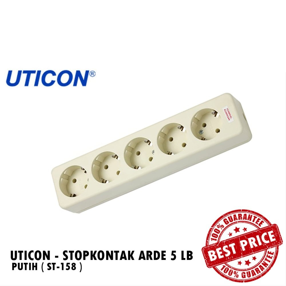 Jual STOP KONTAK UTICON 5 LUBANG | Shopee Indonesia