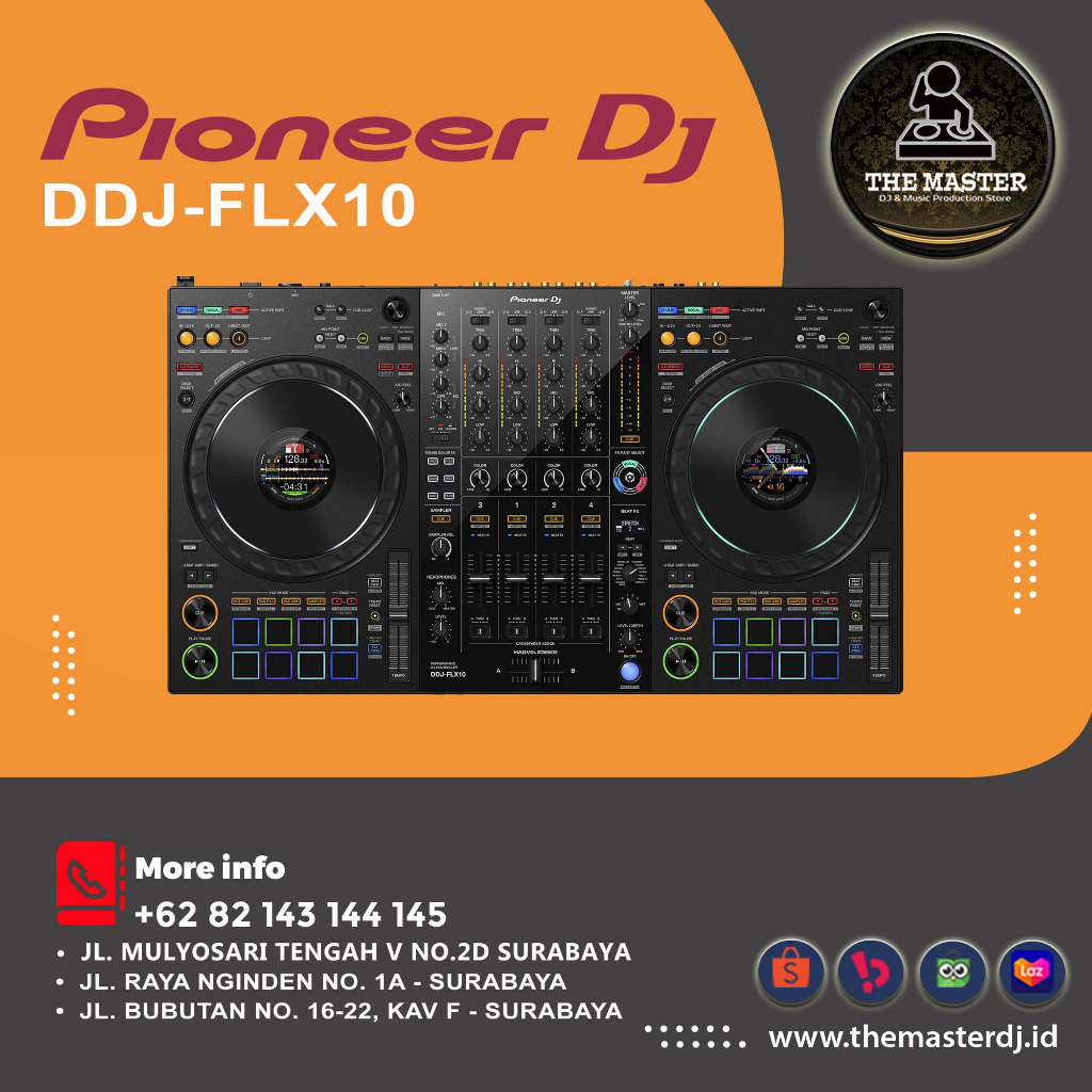 Jual [Ready Stock] Pioneer DJ DDJ-FLX10 | DDJ FLX10 | DDJ FLX 10 DJ ...