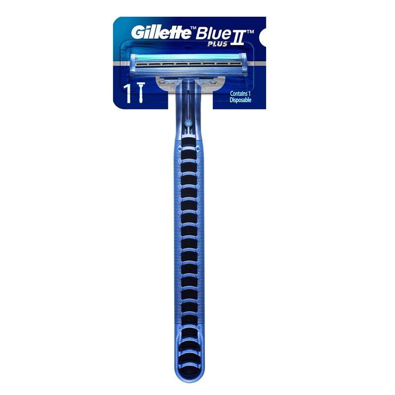Jual Gillette Blue II Plus Ultragrip Lubrastrip Fixed | Shopee Indonesia