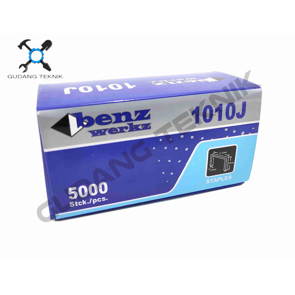 Jual Isi Staples Paku Tembak 1010J BENZ PAKU U 5000pcs / Refil Refill ...