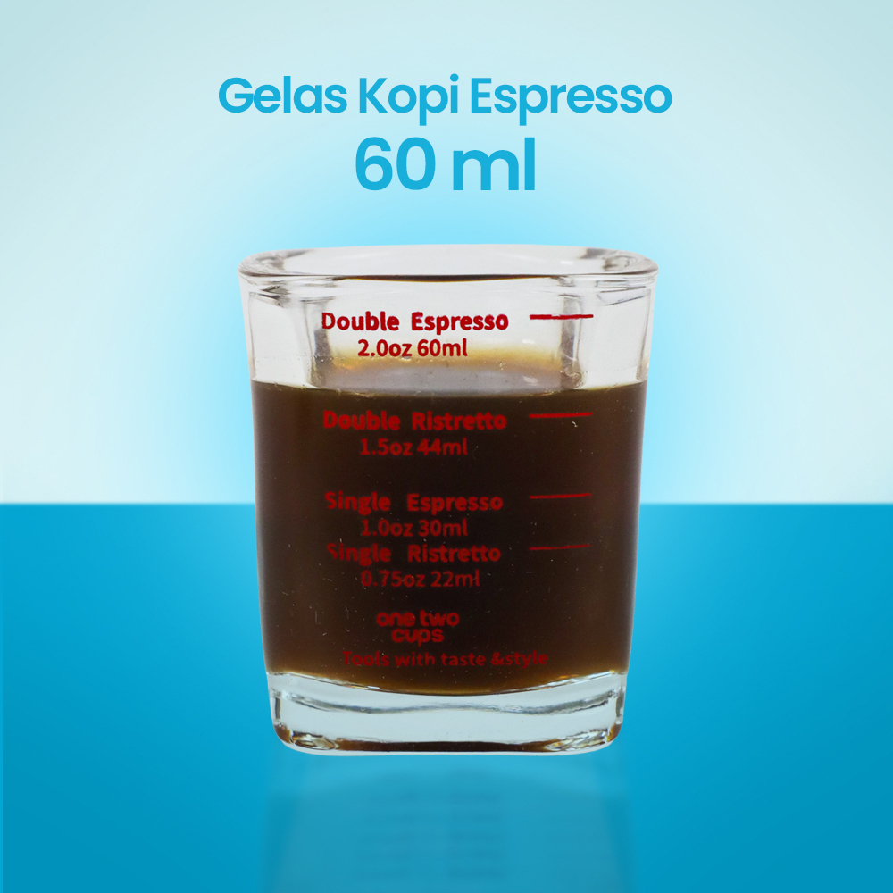 Jual COD ONE TWO CUPS Gelas Ukur Double Shot Espresso Coffee Kopi ...