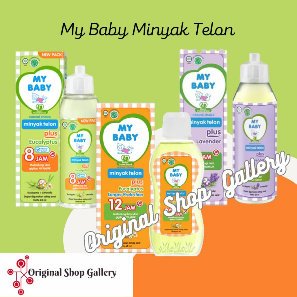 Jual My Baby Minyak Telon Plus Eucalyptus Lavender Long Protection ...