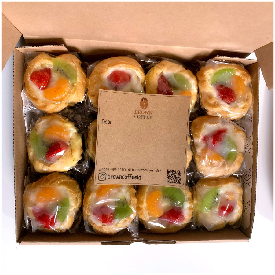 Jual Fruit Soes Vla / Choux Cream / Choux Au Craquelin (Kue Soes Buah ...