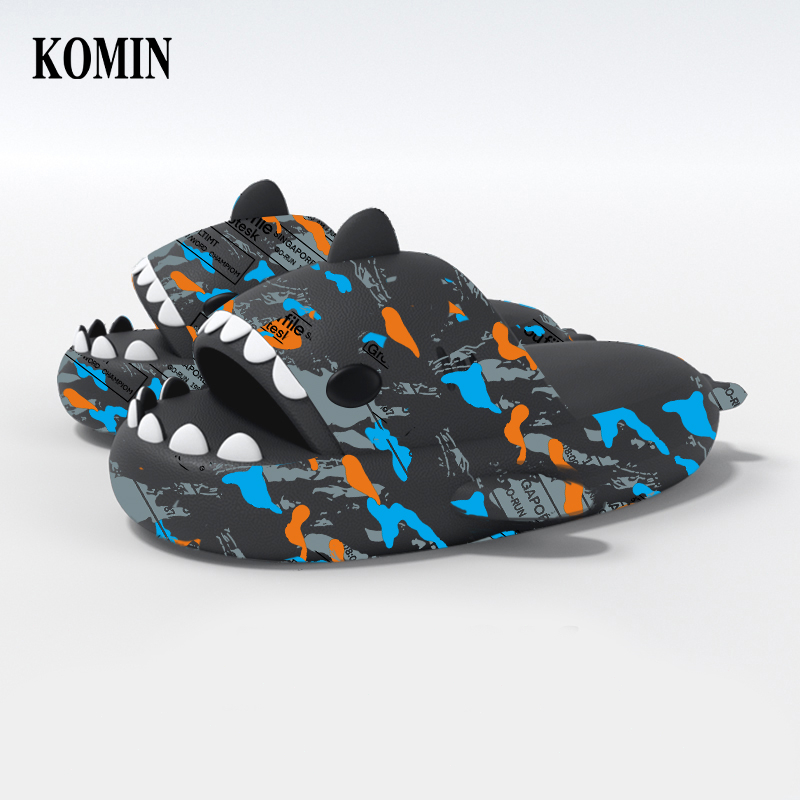 Jual KOMIN-Sandal Hiu Pria Dewasa Sendal Shark Sandal Couple Rumah ...