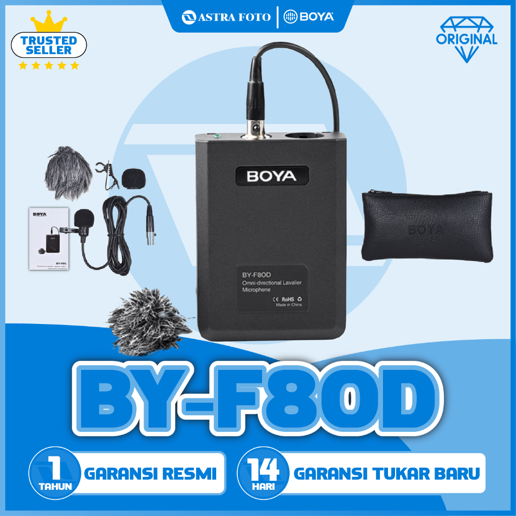 Jual BOYA BY-F8OD Omni-Directional Microphone for music instrument ...