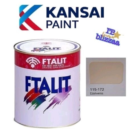Jual Ftalit Edelweiss 172 Cat Kayu Besi Krem Ftalit 115-172 Edelweiss ...