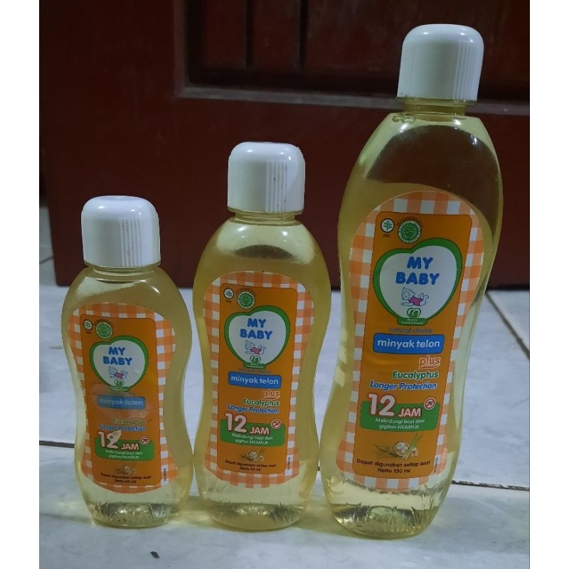 Jual My baby minyak telon plus eucalyptus kuning 150ml | Shopee Indonesia