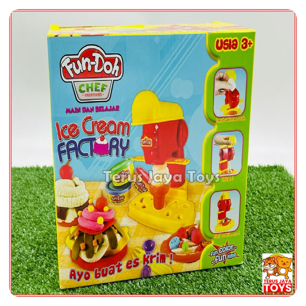 Jual FUNDOH CAKE FACTORY/MAINAN EDUKASI ANAK LILIN FUN DOH /PLAY DOUGH ...